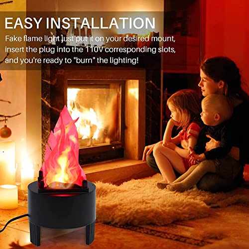 Snapklik.com : 3D Fake Fire Flame Lamp, 110V Electric Artificial Flames ...