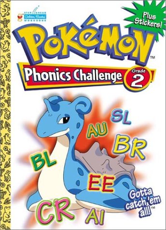 Pokemon Phonics Challenge Grade 2 with EZ Peel Stickers (Workbooks With ...