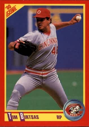 Amazon.com: 1990 Score Baseball Card #408 Tim Birtsas : Collectibles ...