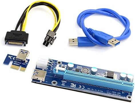 Amazon.com: ThtRht PCIE Riser Card PCI-E 1X to 16X Express Extender ...