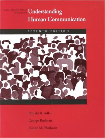 Amazon.com: Understanding Human Communication : Ronald B. Adler: Books