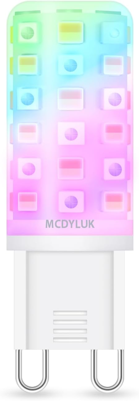 MCDYLUK G9 Smart Light Bulb, Compatible with Alexa and Google Assistant ...