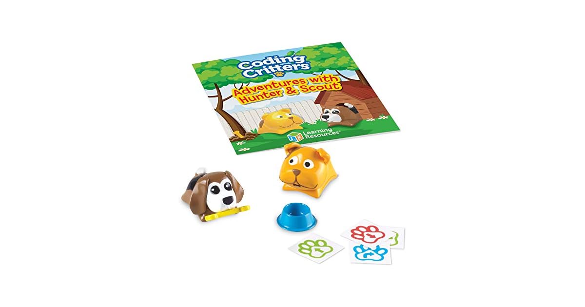 Learning Resources Coding Critters Pair-A-Pets Dogs Hunter & Scout only ...