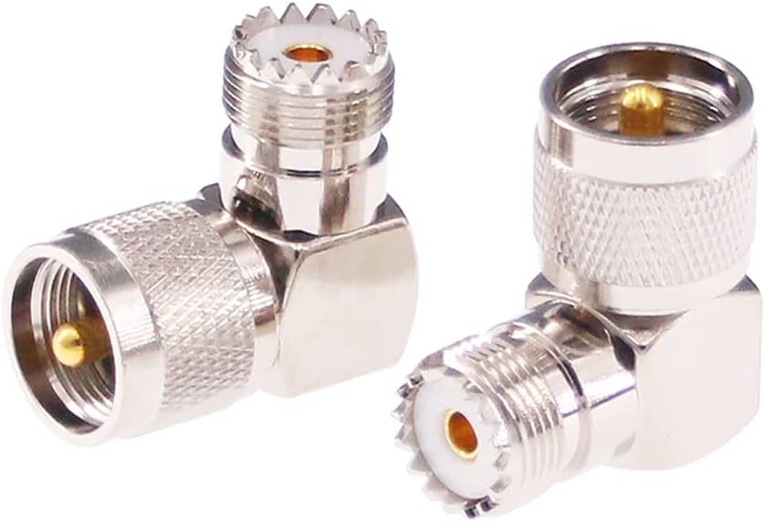 Amazon.com: 2PCS PL259 UHF 90 Degree Right Angle Coax Adapter, PL259 ...