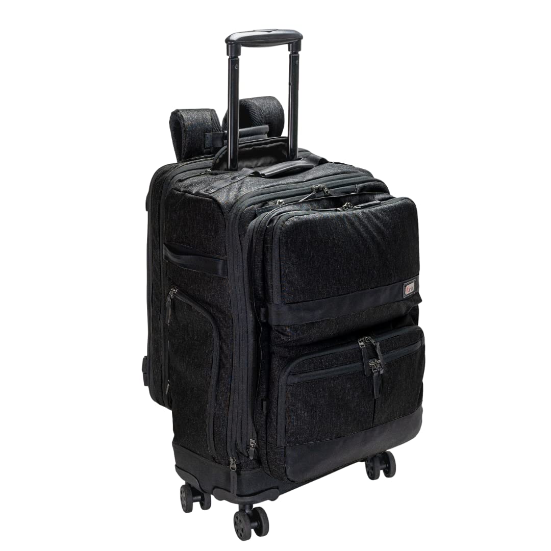 ONLI TRAVEL Revolution Rolling Pack - 4 Wheel Modular Carry-On Spinner ...