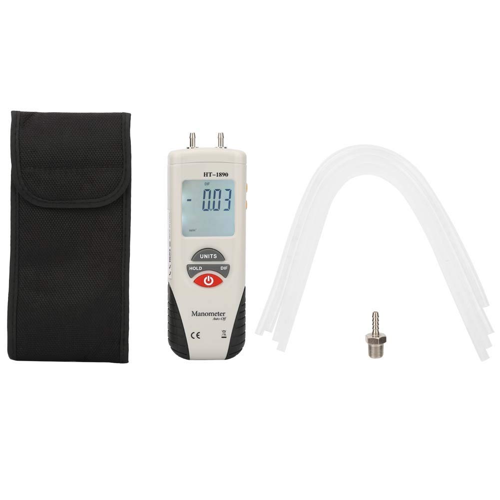 Digital Manometer,Pressure Unit Indicator HT-1890 Digital Differential ...
