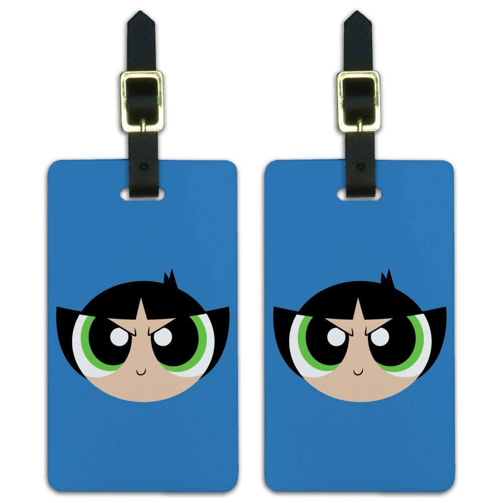 Amazon.com: Powerpuff Girls Buttercup Head Luggage ID Tags Carry-On ...