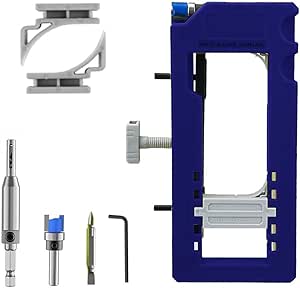 Router Template for Door Hinges with Stability Features and Adjustable ...