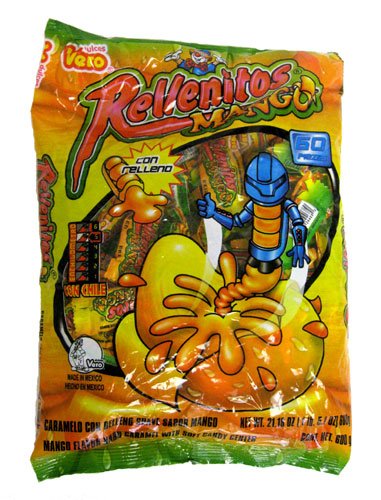 Amazon.com : Vero Rellenitos Mango Flavor Mexican Candy : Hard Candy ...