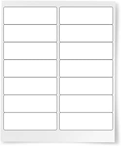 Amazon.com : Digiorange® 1.32 x 4 Inches, 14-Up, White Labels For Laser ...