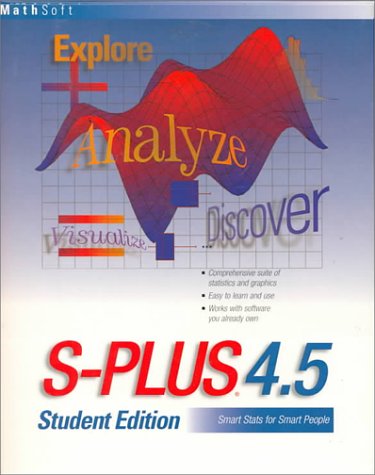 S-Plus 4.5: Amazon.co.uk: Mathsoft Inc.: 9780534358730: Books
