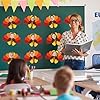 Amazon.com: JarThenaAMCS 50Pcs Thanksgiving Turkey Cutouts Turkey Paper ...