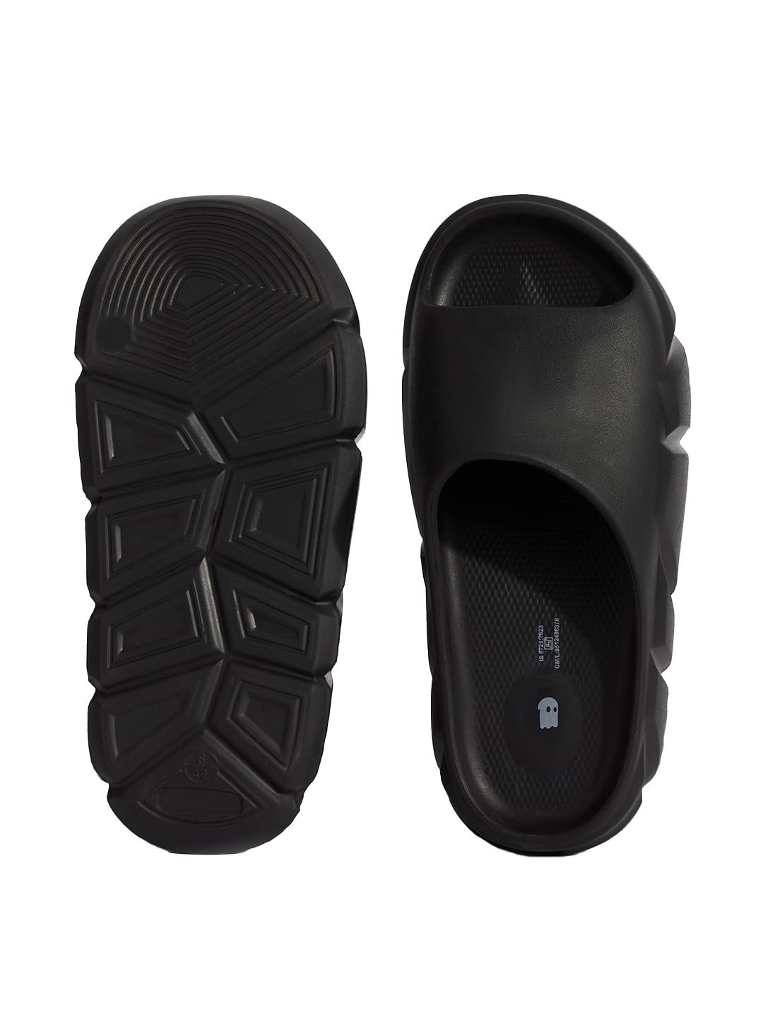 Buy The Souled Store Slides: Black Men and Boys Slip-On Round-Toe ...