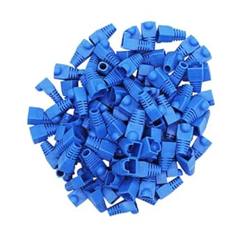 RJ-45 Strain Relief Boots RJ45 Boots Plastic Network Wire,100 PCS CAT5 ...