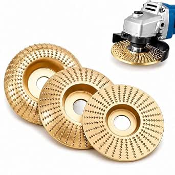 Amazon.com: 3PCS Wood Grinding Disc Set for Angle Grinder, Carbon Steel ...