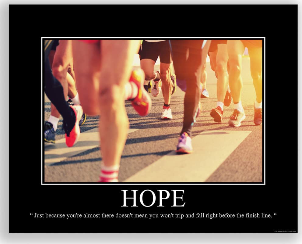 Amazon.com: Inspirational Wall Art Co. - Hope | Demotivational Poster ...