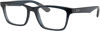 Ray-Ban RX7025 Eyeglasses Bundle: RX 7025 5719 Transparent Grey/Blue ...