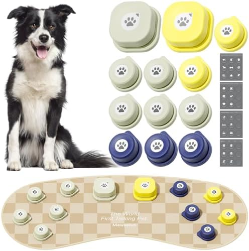 FluentPet Basic Get Started Kit - Set of 6 Basic Buttons with Batteries ...