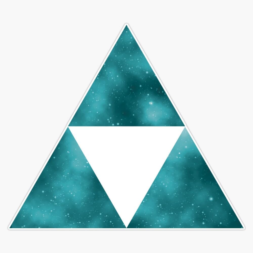 Amazon.com - Triforce Of Deep Space Sticker Bumper Sticker Vinyl Decal 5"