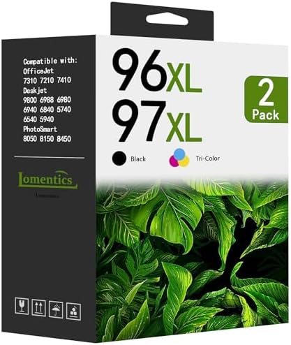 Amazon.com: 96XL 97XL Ink Cartridges Black Color Combo Pack (2-Pack ...
