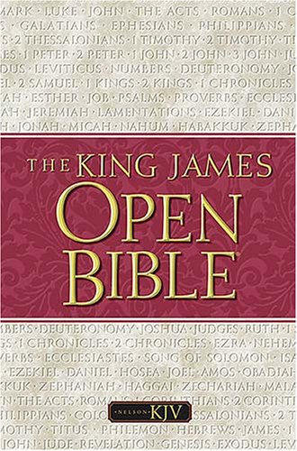 Open Bible, Classic Edition, Burgundy: Anonymous: 9780840704399: Amazon ...