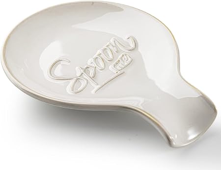 Amazon.com: Getstar Spoon Rest for Stove Top, Large Ceramic Spoon ...