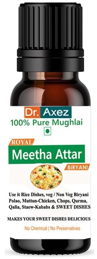 Dr. Axez Royal Mughlai Meetha Attar Mitha Sweet Attar for Biryani use ...