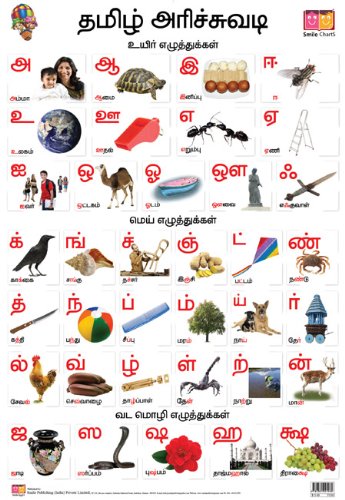 Buy Tamil Alphabet (Front & Back) (Educational Wall Charts) Book Online ...