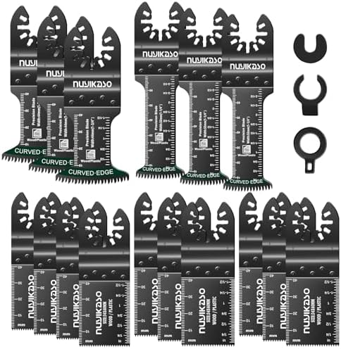 Bionso 5 PCS Japanese Tooth Oscillating Saw Blades Wood Extra Long ...