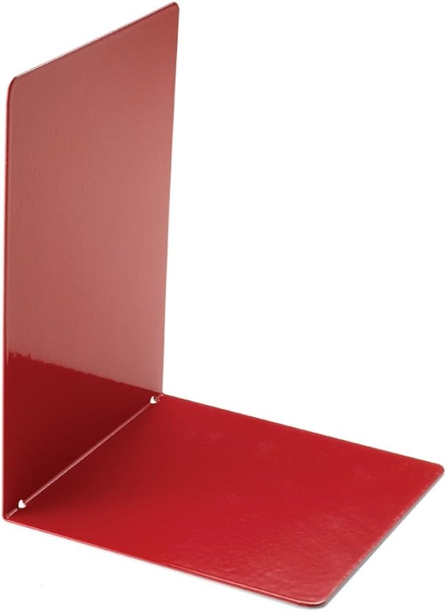 Officemate Heavy Duty Bookends, Red : Amazon.co.uk: Stationery & Office ...
