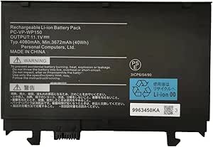Amazon.co.jp: PC-VP-WP150 互換用の製品 PC-VP-WP150 11.1V 4080MAH 40Wh : パソコン・周辺機器