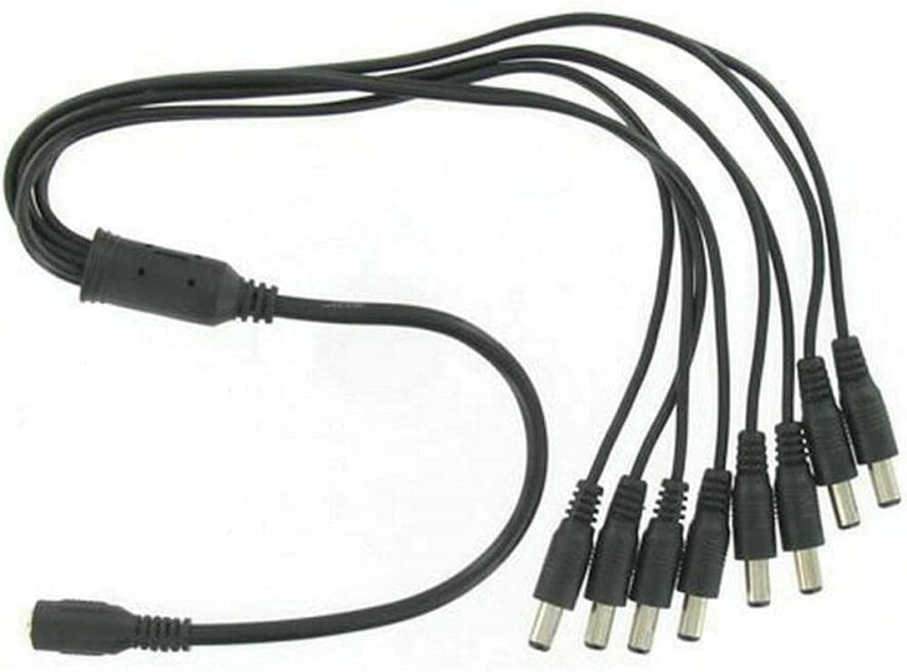BW 1 to 8 Way DC Power Splitter CCTV for Security Cameras: Amazon.co.uk ...