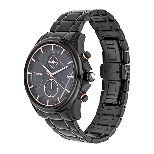 Titan Grandmaster II Analog Brown Dial Men's Watch-1847KM01 : Amazon.in ...