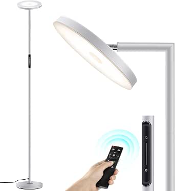 OUTON LED Uplighter and Downlight Floor Lamp, Dimmable Adjustable ...
