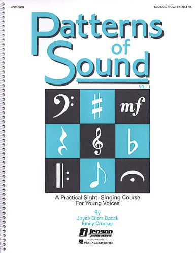 Patterns of Sound - Vol. I - Teacher Ed: Amazon.com: Books