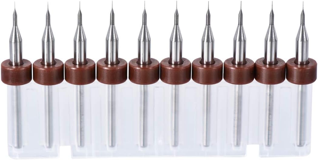 Amazon.com: uxcell PCB Drill Bits 0.5mm Tungsten Carbide Rotary Tool ...