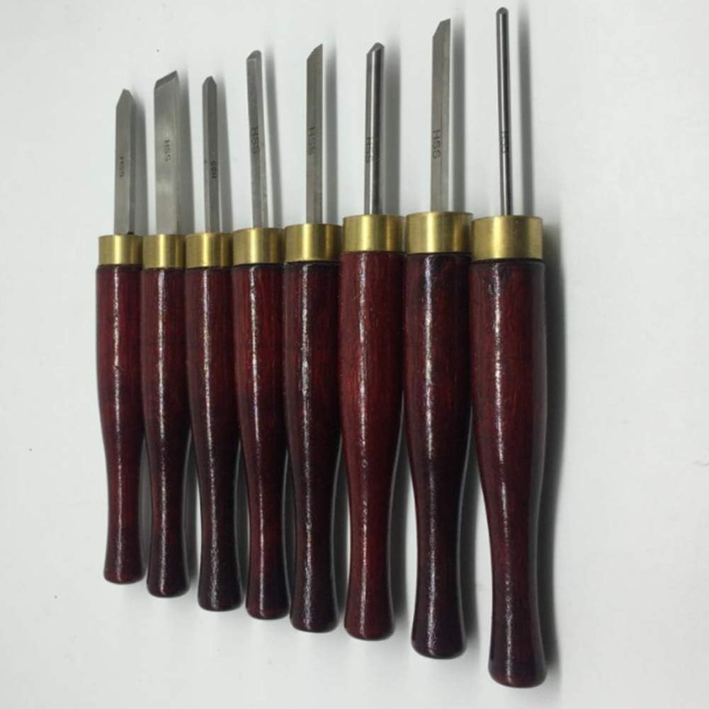 8pcs Wood Lathe Chisel Turning Set,Wood Lathe Chisel Set Turning Tools ...