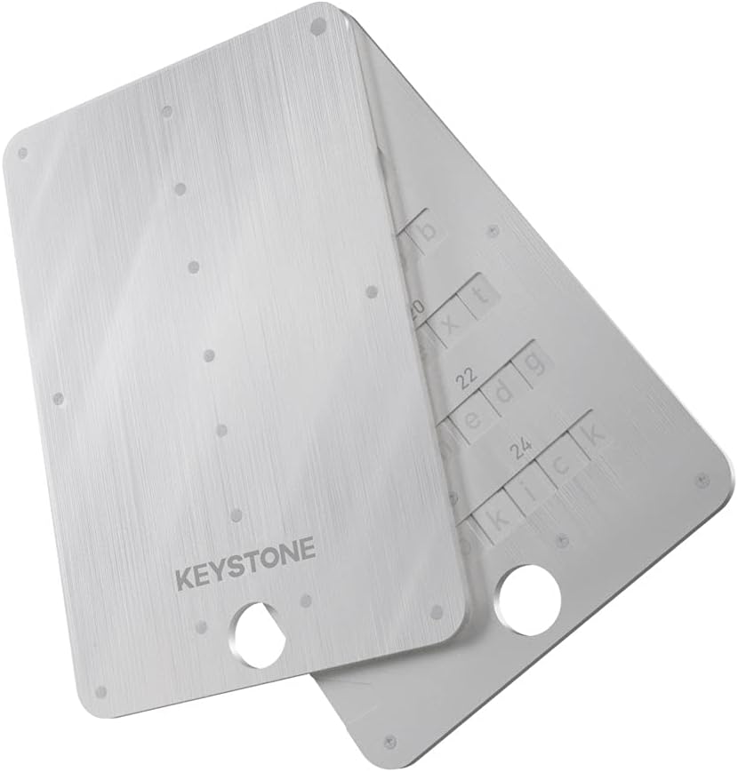 Amazon.com: Keystone Tablet Plus - 304 Steel Mnemonic Tablet, Seed ...