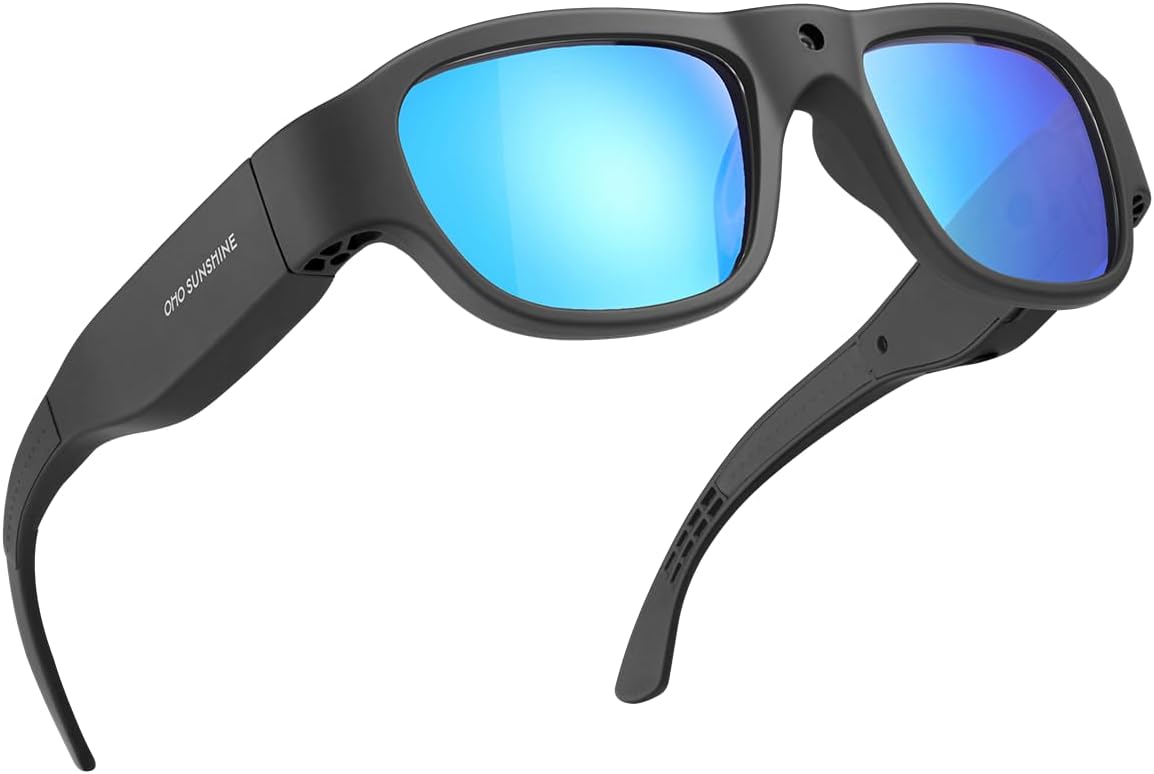 Amazon.com: OhO sunshine HD 1080p Video Recording Sunglasses,16M Photo ...