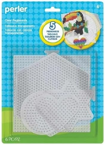 Amazon.com: Perler Beads Assorted Small and Large Pegboards for Kid's ...
