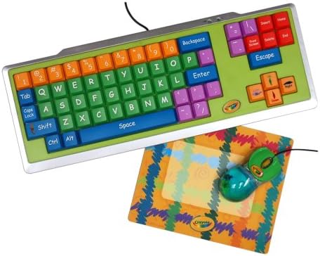 Amazon.com: Crayola® 3-Piece Computer Kit with Keyboard, Mouse & Photo ...