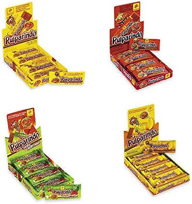 Amazon.com : Pulparindo Flavors Bundle (1 original, 1 mango, 1 Xhot, 1 ...