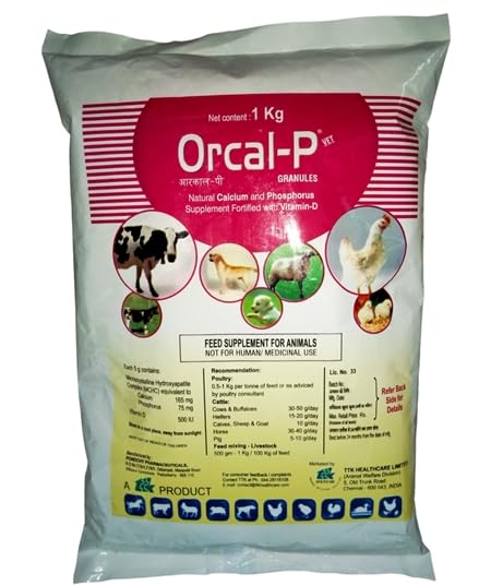Buy Orcal -P Vet Calcium & Phosphorus Supplements Fortified with ...