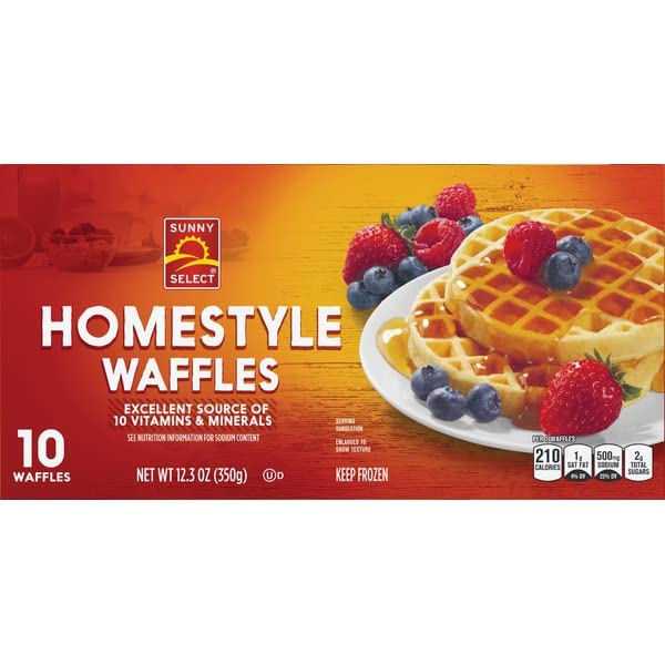 Amazon.com: Sunny Select, Frozen Waffles, Homestyle : Grocery & Gourmet ...