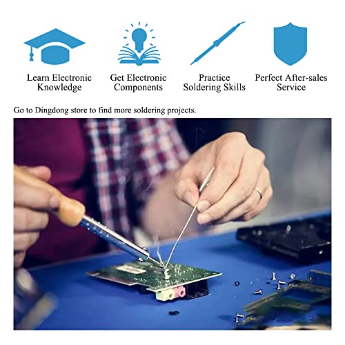 Snapklik.com : Soldering Project Soldering Practice Kit LED Rotating ...