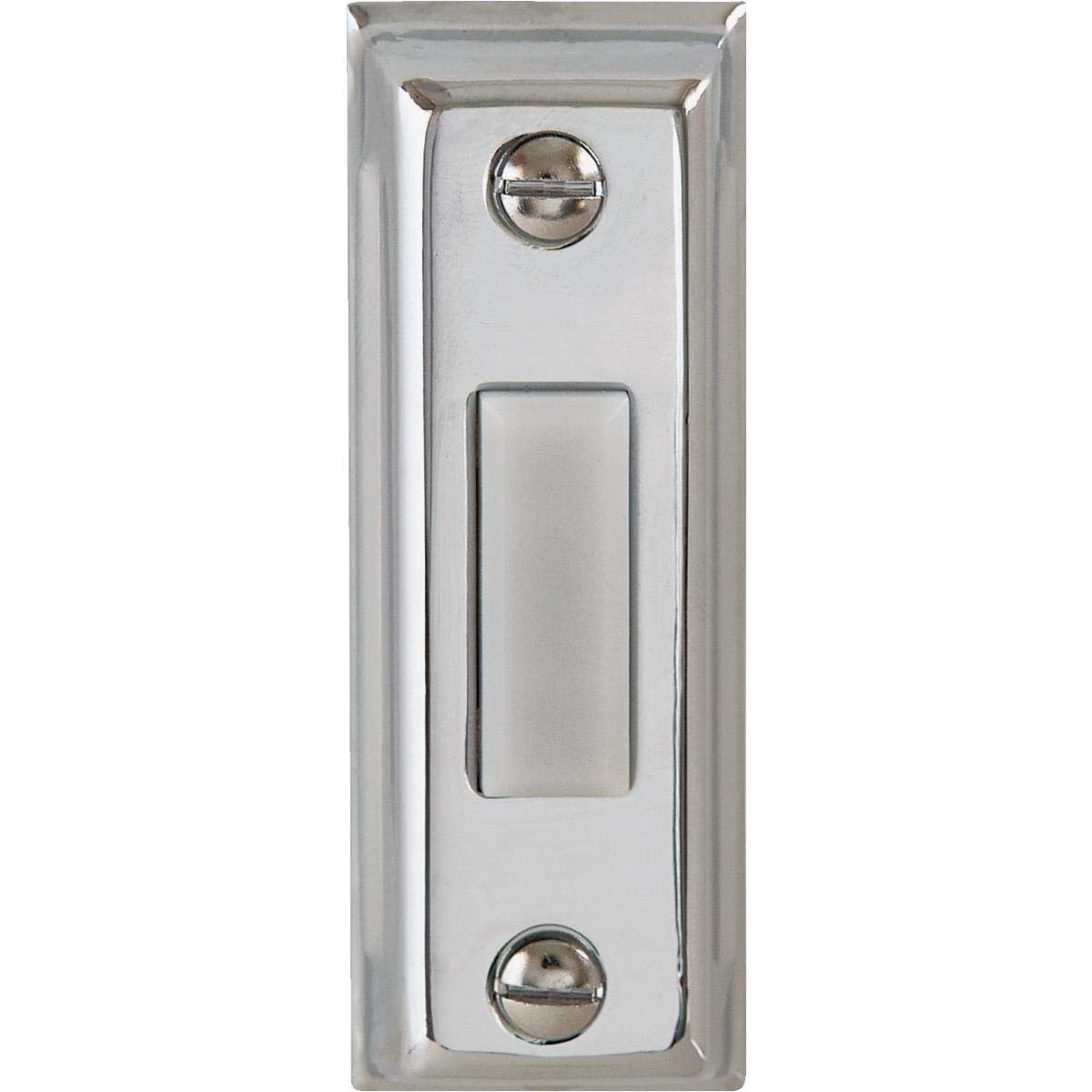 Carlon Dh1504l Door Bell Pushbuttons, Sliver - Doorbell Push Buttons ...