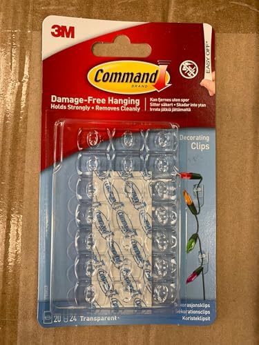 Command 3M Adhesive Decorating Picture Hanging Hooks Clear - Set of 3 ...