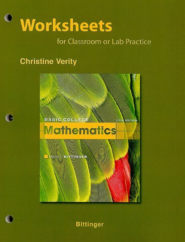 Amazon.com: Worksheets for Classroom or Lab Practice for Basic College ...