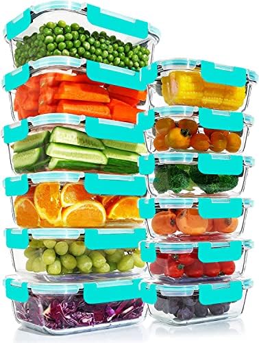 Amazon.com: Pyrex Freshlock 10-Piece Airtight Glass Food Storage ...