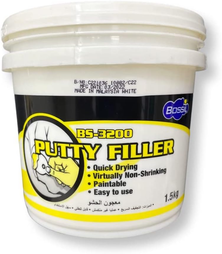 HUNTER All-Purpose Putty, Putty Filler By Bossil, Spackling for Drywall ...